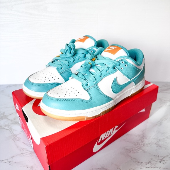 Nike | Shoes | Nike Dunk Low Teal Zeal | Poshmark
